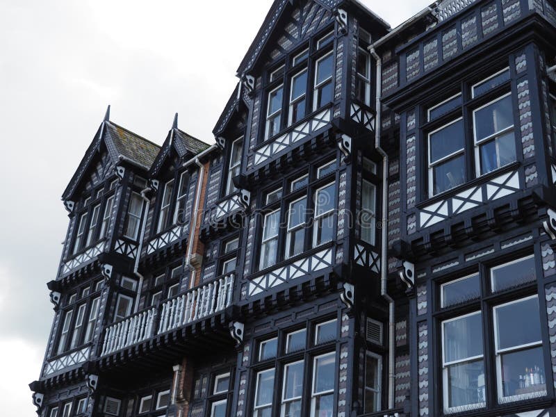 A Highly Decorative Building in Dartmouth in Devon, England, UK Stock ...