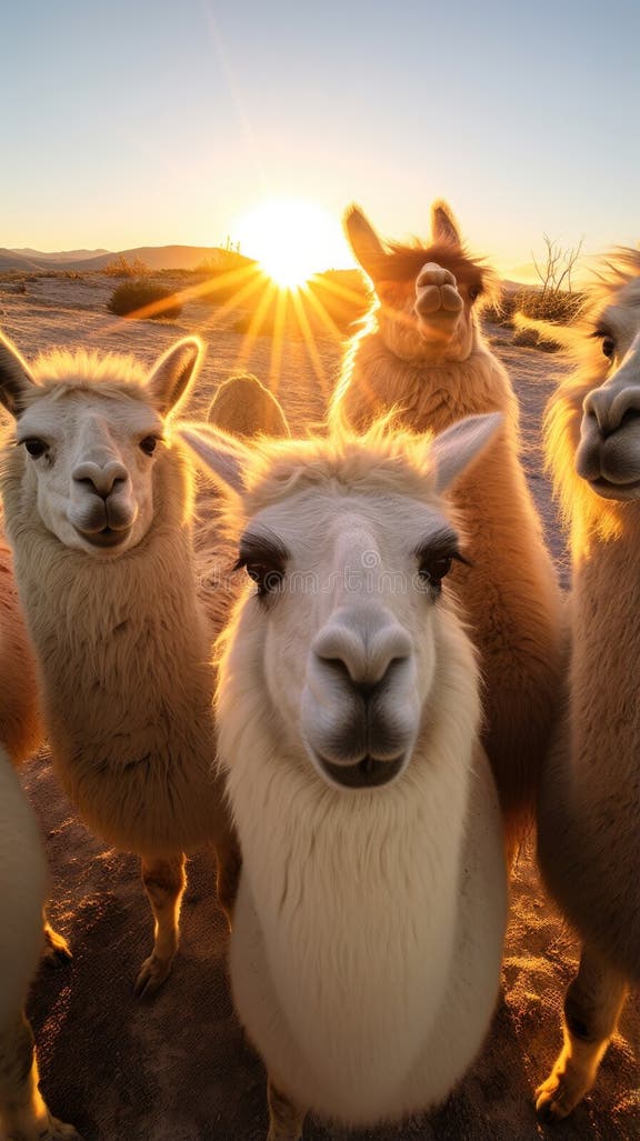 Highly Defined Macrography Selfie of a Group AI Generated Stock ...