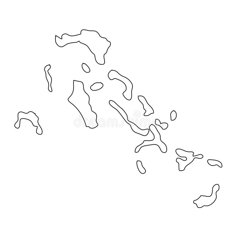 Bahamas Map - Highly Detailed Vector Illustration Stock Vector ...