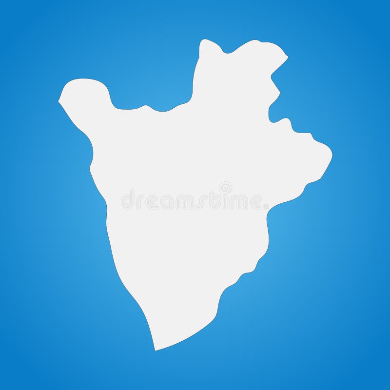 Detailed Map Of Burundi Stock Vector Illustration Of Bujumbura 149699666