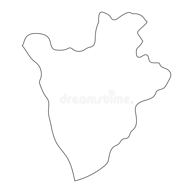 Detailed Map Of Burundi Stock Vector Illustration Of Bujumbura 149699666