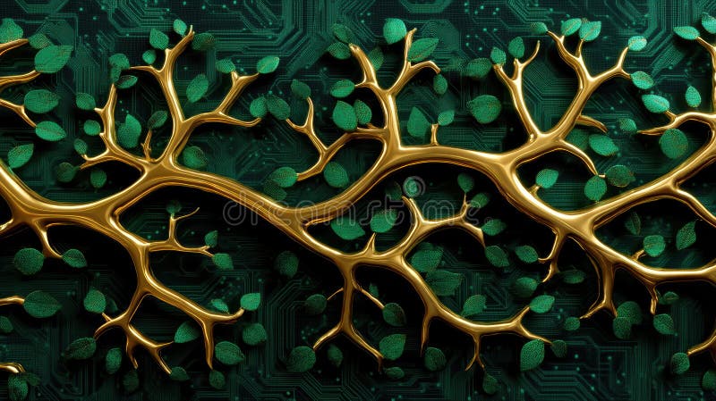 Wrinkled Metallic Foil in Dull Copper Tones Stock Illustration ...