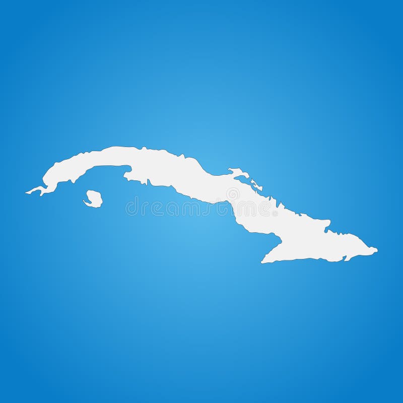 Detailed Map of Cuba Administrative Divisions with Country Flag and ...