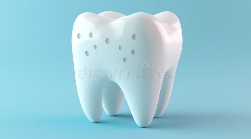 A Highly Detailed 3D Model of a Decayed Tooth Featuring Plaque Effects ...