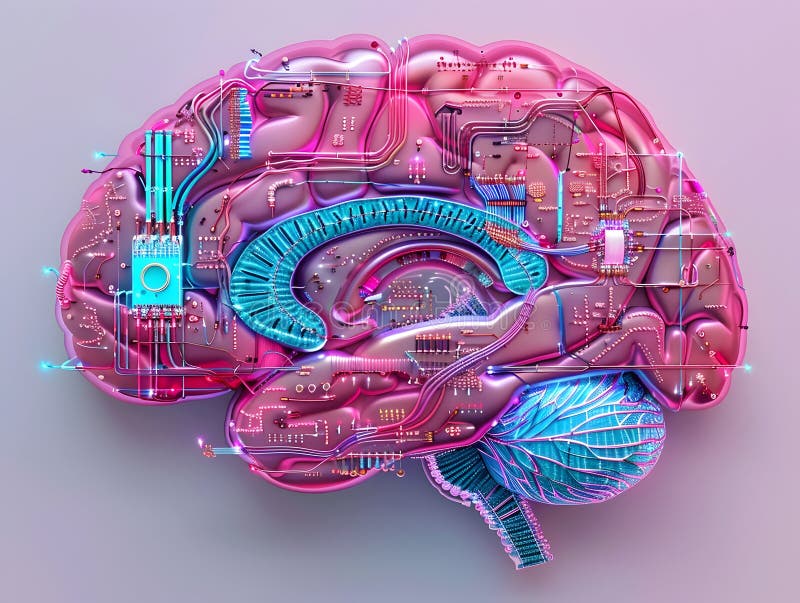 A Detailed 3D Rendering Depicting the Intricate Structure and ...