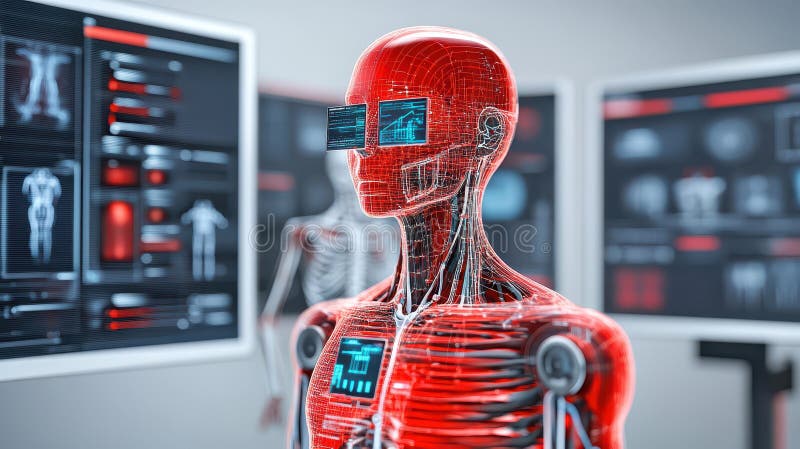 Highly Detailed 3d Rendering of Human Body, Showcasing Anatomical ...