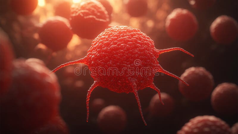 Microscopic Guardian stock illustration. Illustration of lymphocyte ...