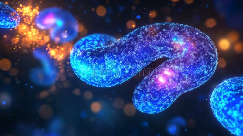 Highly Detailed 3D Rendering of Pancreatic Beta Cells for Science Stock ...