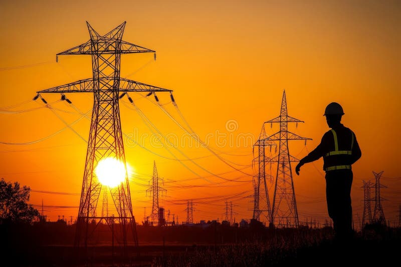 A Highly Detailed Engineering Scene Unfolds As an Electrical Engineer ...