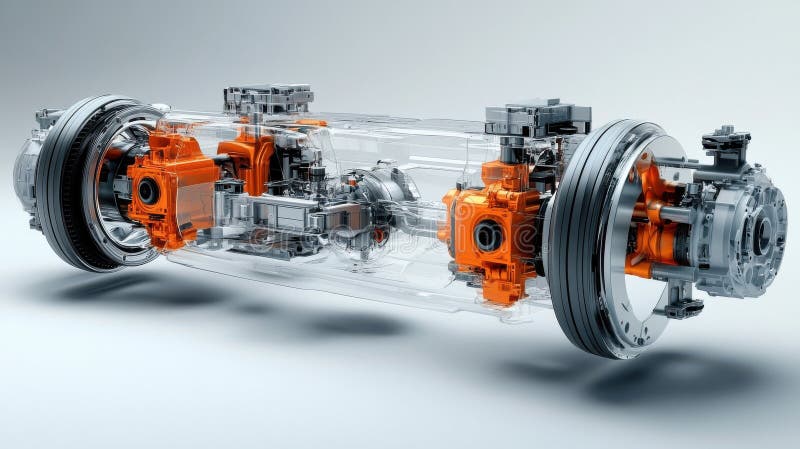 Detailed Exploded Schematic View of a Car S Internal Mechanisms and ...