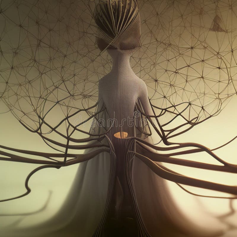 Highly Detailed Illustration of Consciousness- Neo Surrealism Stock ...