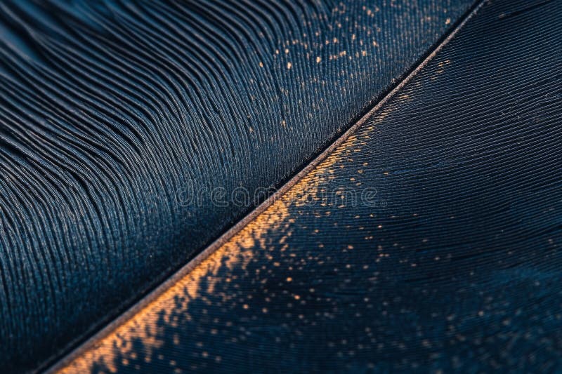 Intricate Feather Patterns Close-up Stock Illustration - Illustration ...