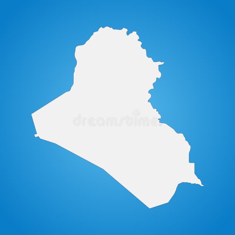 The Detailed Map of Iraq with Regions or States and Cities, Capital ...