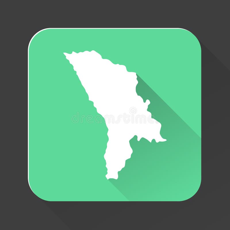 Detailed Moldova Physical Map with Labeling. Stock Vector ...