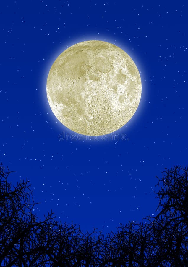 Highly detailed moon stock image. Image of illuminated - 2081159