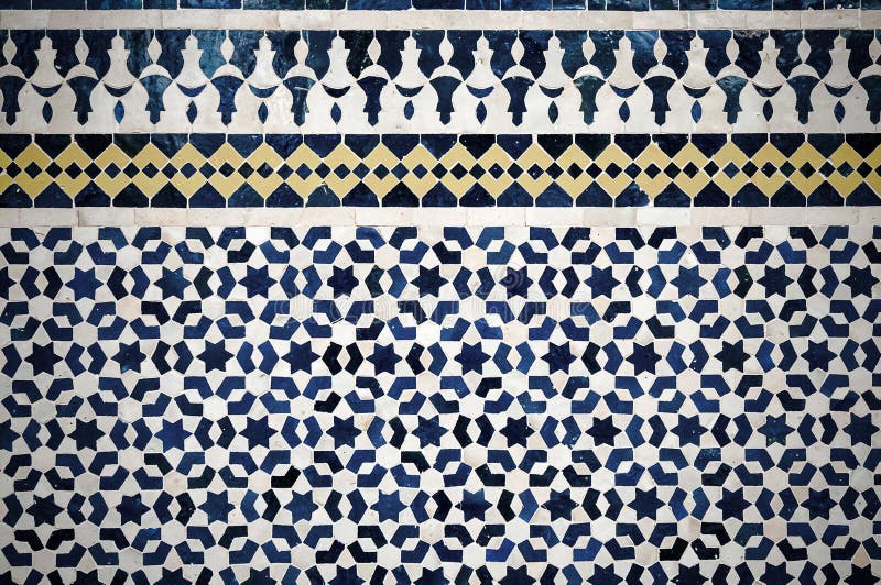 Moroccan Vintage Tile Background Stock Image - Image of mosaic, arabian ...