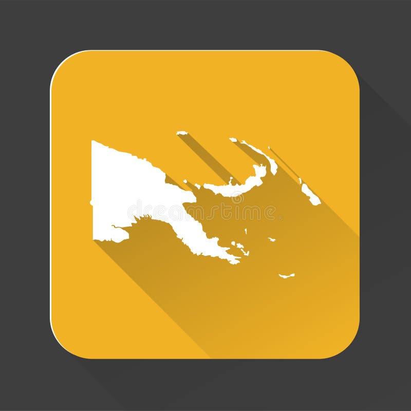 Highly Detailed Papua New Guinea Map with Borders Isolated on ...
