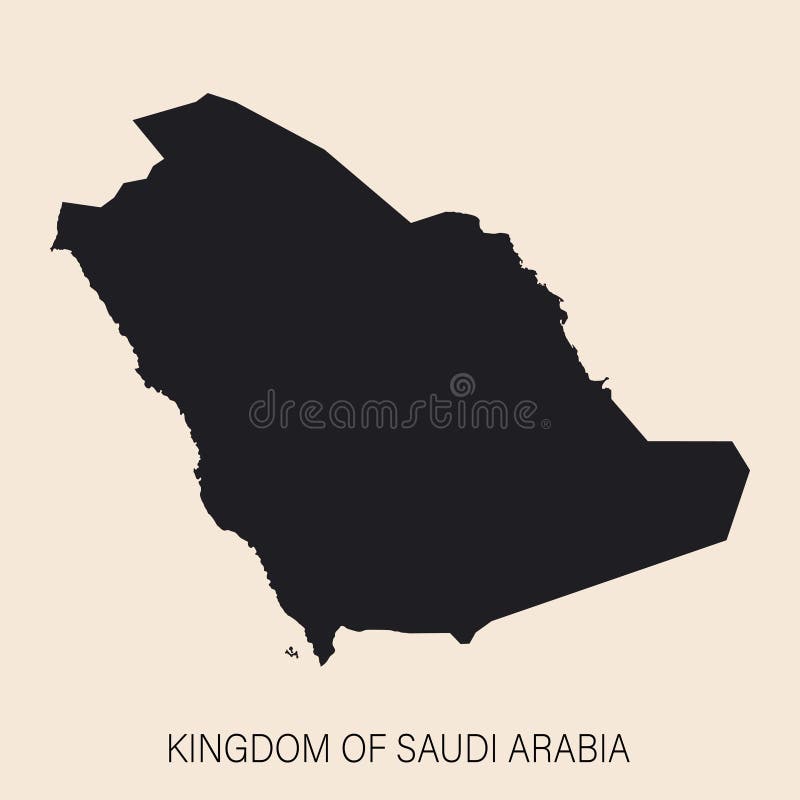 Detailed Saudi Arabia Map with Infographic Elements. Stock Vector ...
