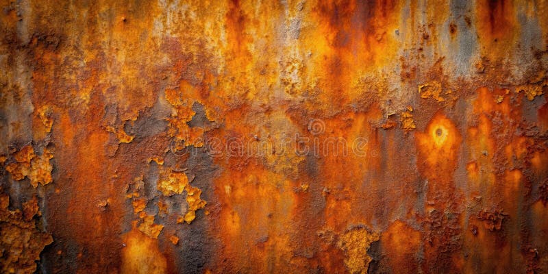 Highly Detailed Texture of Rusted Metal Surface Showing Extensive ...