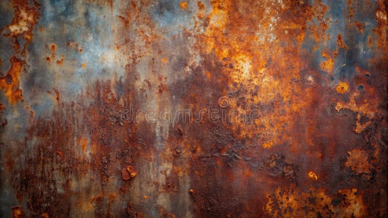 Highly Detailed Texture of Rusted Metal Surface Showing Extensive ...