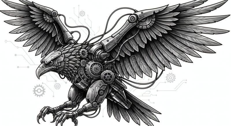 Cyborg Eagle Stock Illustrations – 559 Cyborg Eagle Stock Illustrations ...