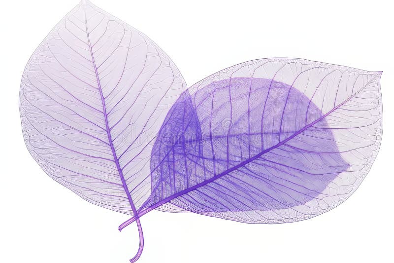 A Highly Detailed Visual of Colored Leaves Set Against a White ...