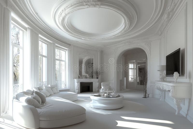 A Highly Detailed Visual Representation of the Interior of a Modern ...