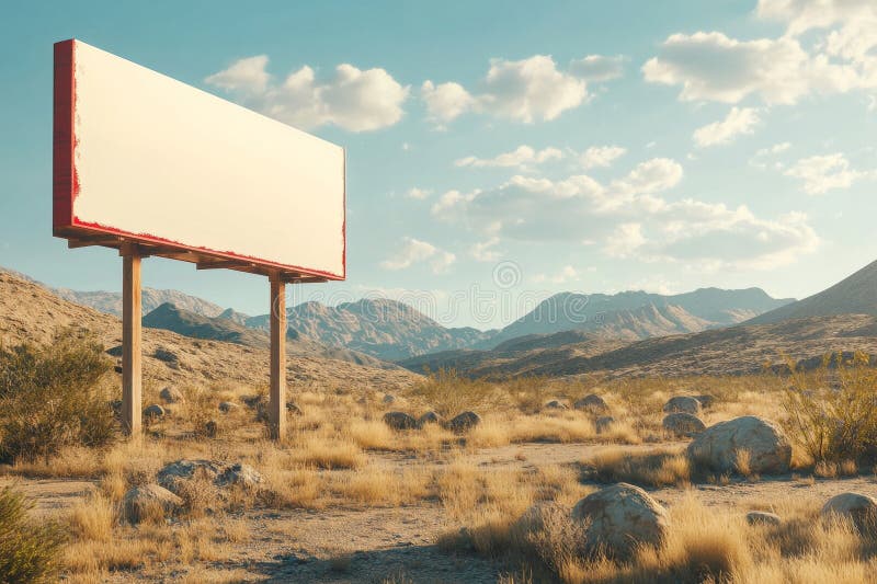 Highly Detailed Visual Representation of Outdoor Landscape Billboard ...