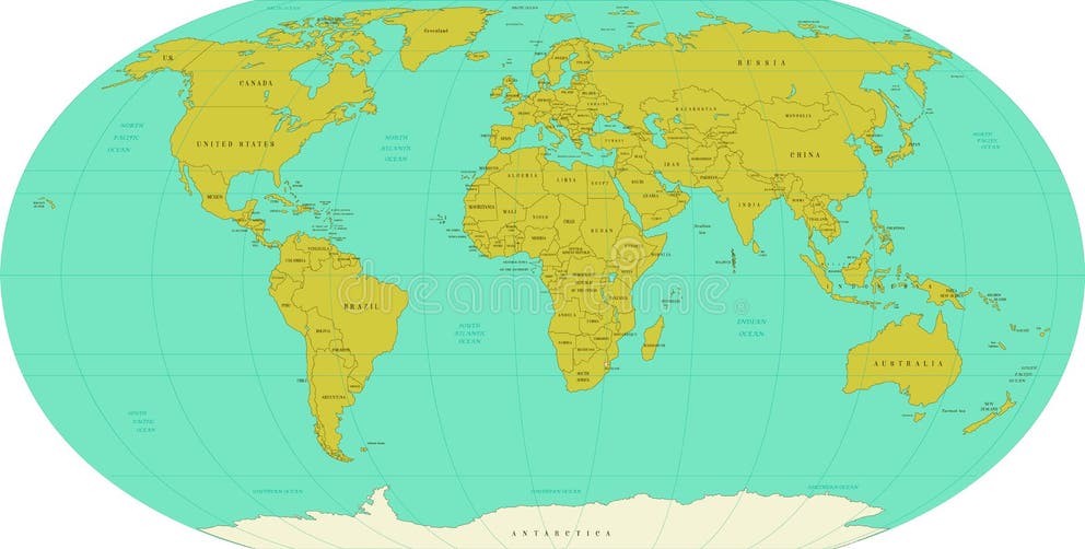 World Map Terrain Vector Stock Illustrations – 3,002 World Map Terrain ...