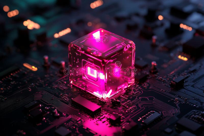 Highly Developed Central Processing Unit on Innovative Circuit Board ...