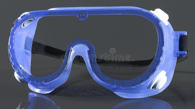 Protective Safety Goggles Adjustable Strap Design Stock Photos - Free ...