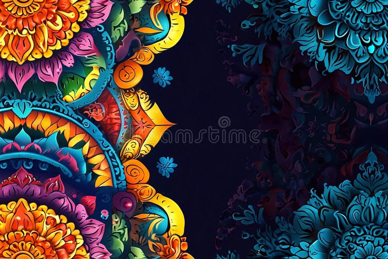Highly Intricate Mandala Pattern with Rich Details Stock Illustration ...