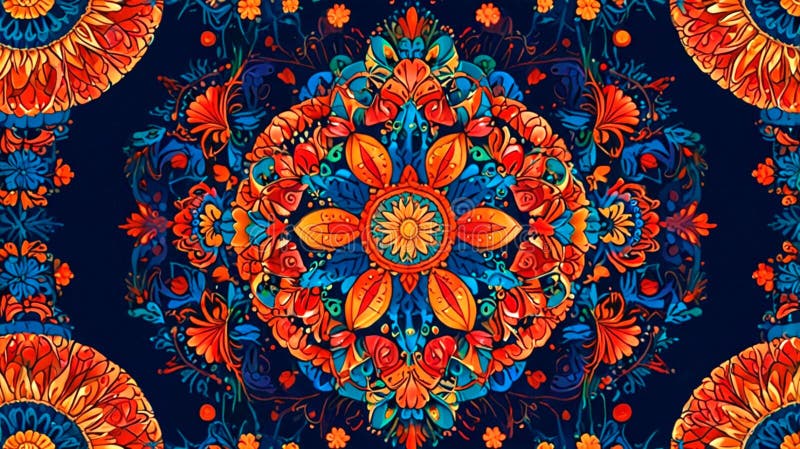 A Highly Intricate Mandala Pattern with Rich Details Stock Image ...