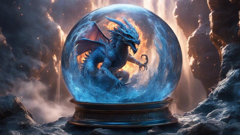 Highly Intricately Molten Roch Demon Devil Dragon in Attack Inside a ...