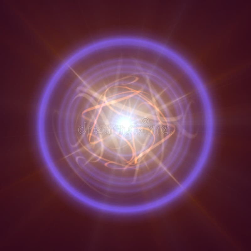 Highly Magnetized Rotating Neutron Star Stock Illustration ...