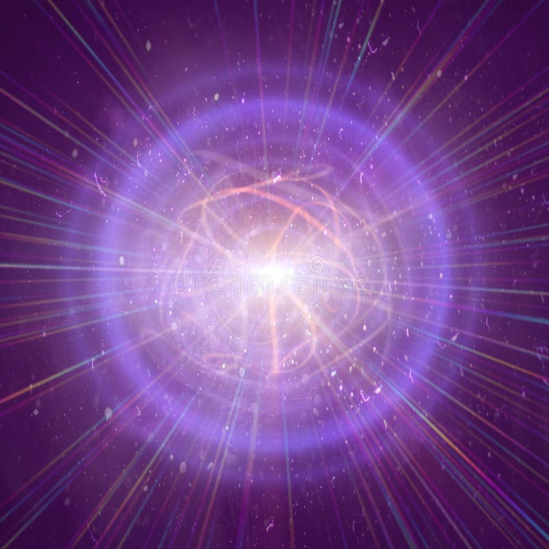 Highly Magnetized Rotating Neutron Star Stock Illustration ...