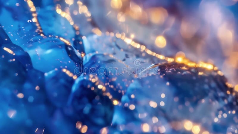 A Highly Magnified Image of a Lightresponsive Material Showing Its ...