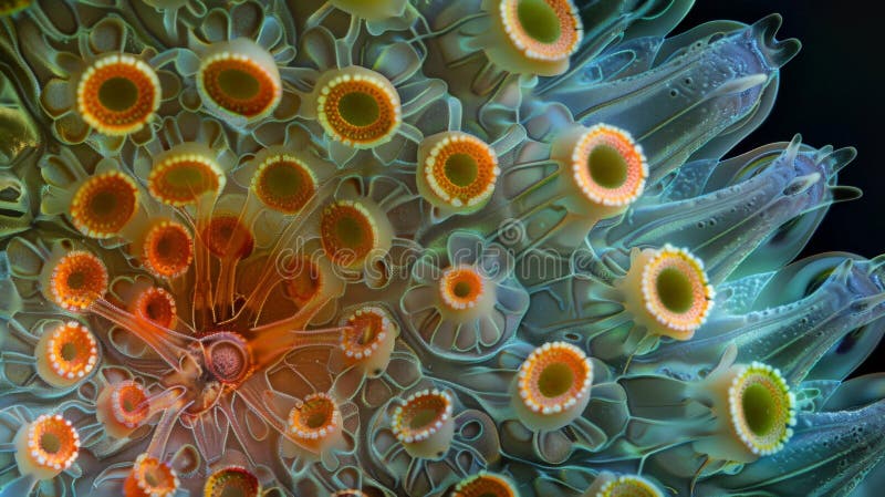 A Highly Magnified View of the Cortical Granules Tiny Vesicles Present ...