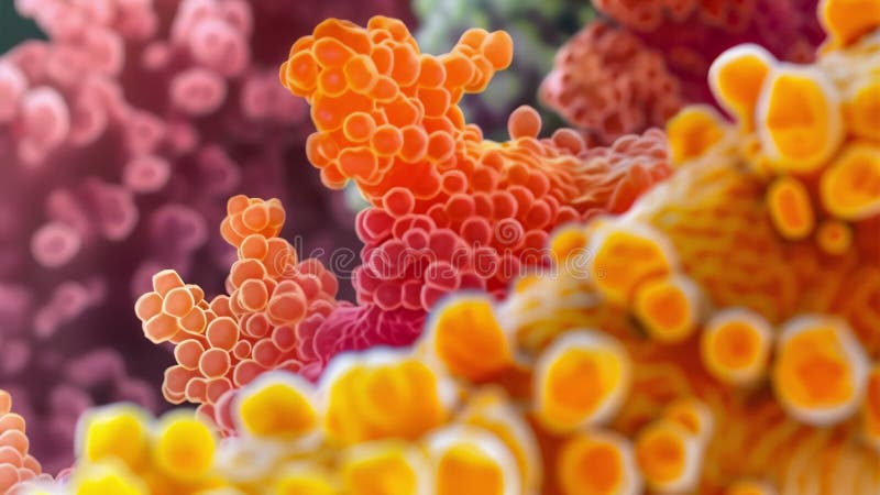 A Highly Magnified View of a Cell Membrane Showing Its Composition of ... A Highly Magnified View of a Cell Membrane Showing Its Composition of ...