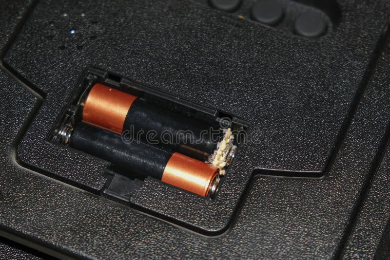 9V Battery Contact Points Closeup View Stock Photo - Image of volt ...