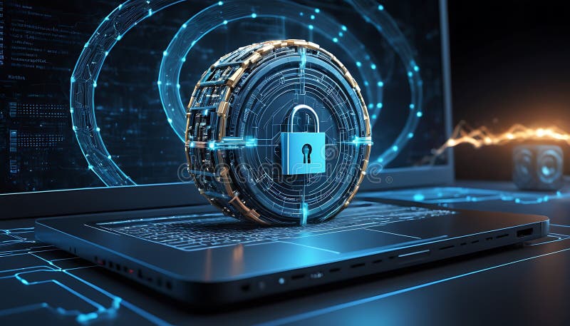 Copyrighted Cyber Security Protection with Blockchain Technology, 3d ...