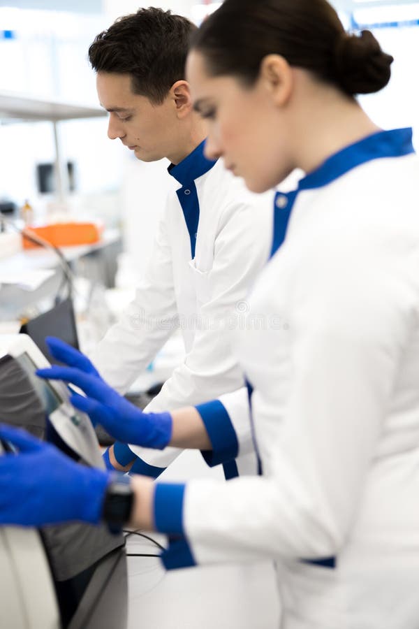 Highly Qualified Scientists Working in Science Laboratory Stock Photo ...