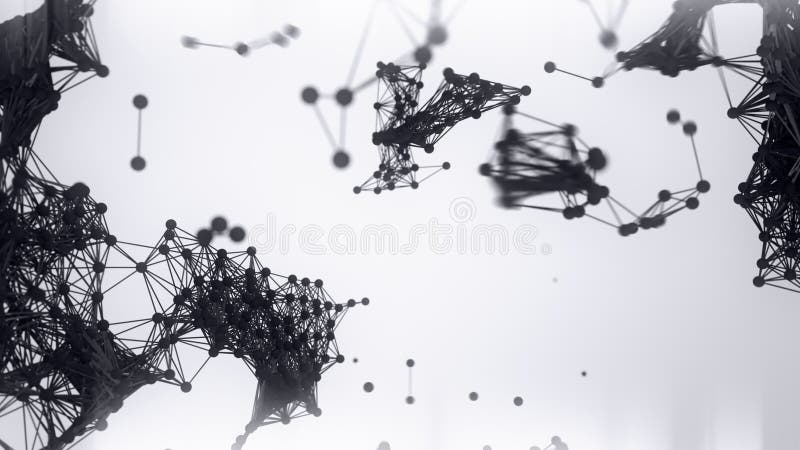 Highly Realistic Animation of Molecular Behavior. Stock Video - Video ...