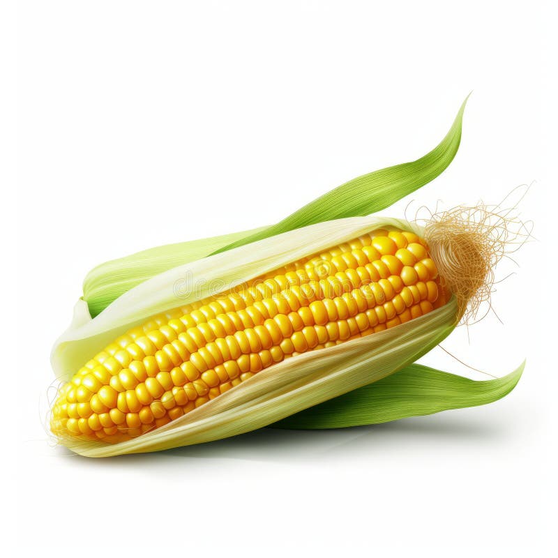 Highly Realistic Corn Illustration for Innovative Advertising Design ...