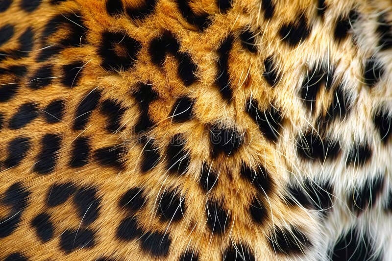 Highly Realistic Leopard Fur Texture with Distinctive Spots Pattern for ...