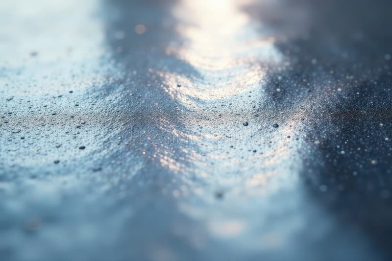 Highly Reflective Silver Surface with Subtle Highlights and Shadows ...