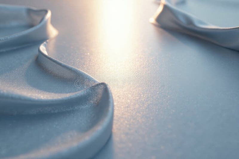 Highly Reflective Silver Surface with Subtle Highlights and Shadows ...