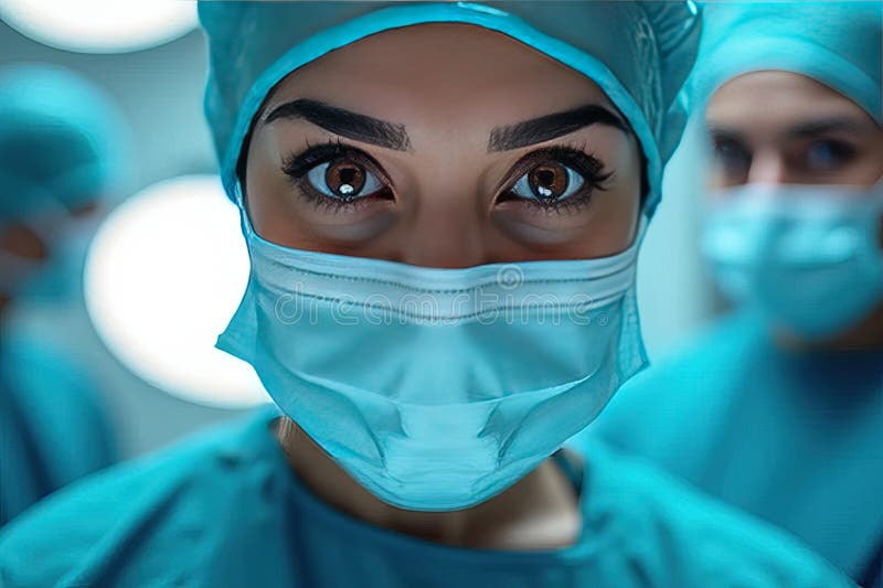 Focused Surgical Team Member in Operating Room Precision and Expertise ...