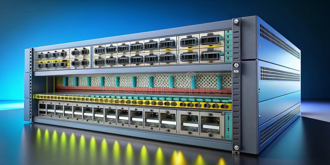 Highperformance Gigabit Smart Network Stock Illustrations – 13 ...