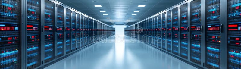 Highperformance Server Operating in Modern Data Center for Reliable Network Solutions Stock ...